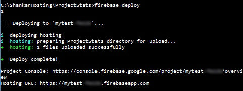 Hosting made simple with Firebase – Shankar's Blog